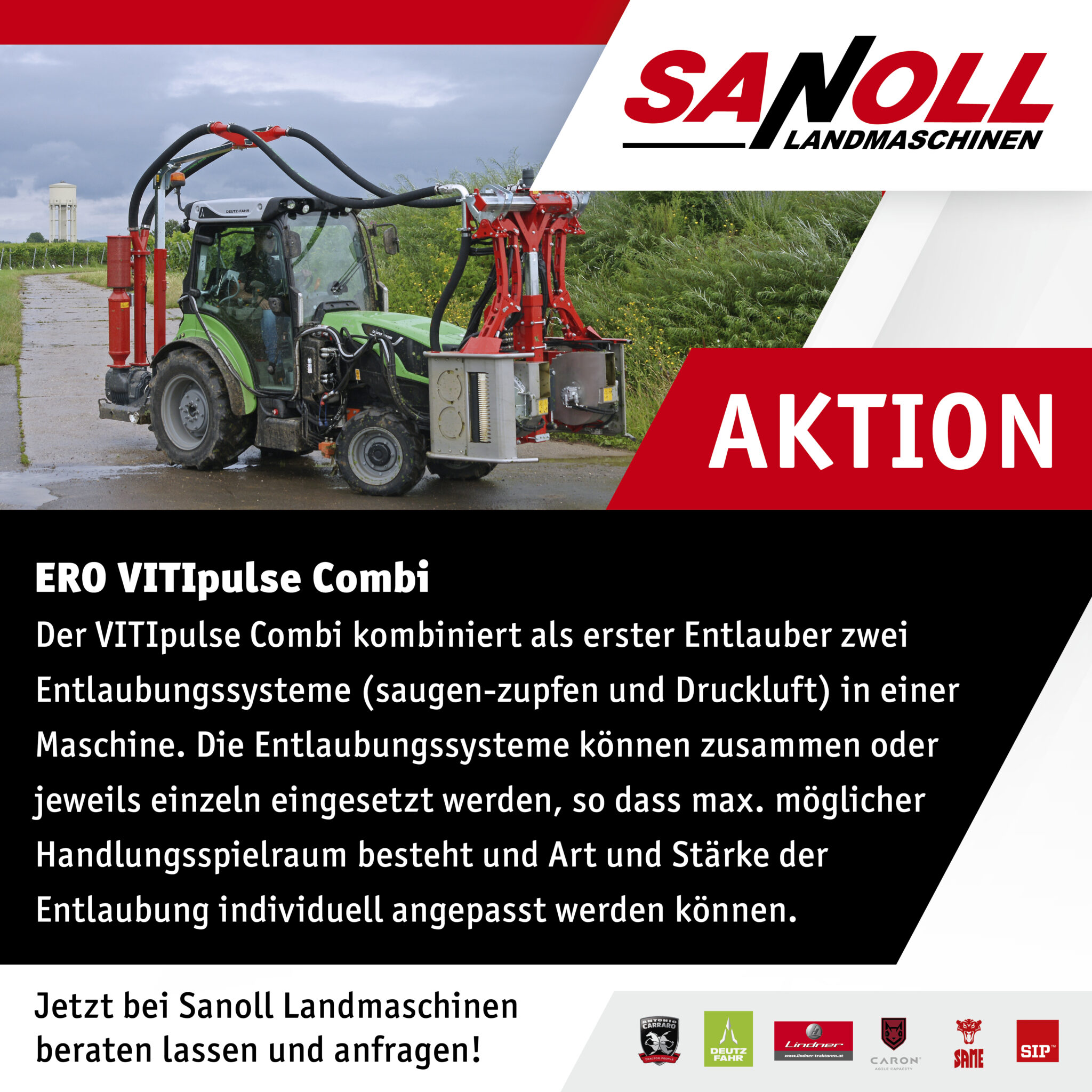 AKTION ERO VITIpulse Combi | Sanoll Neumarkt | Landmaschinen in Südtirol